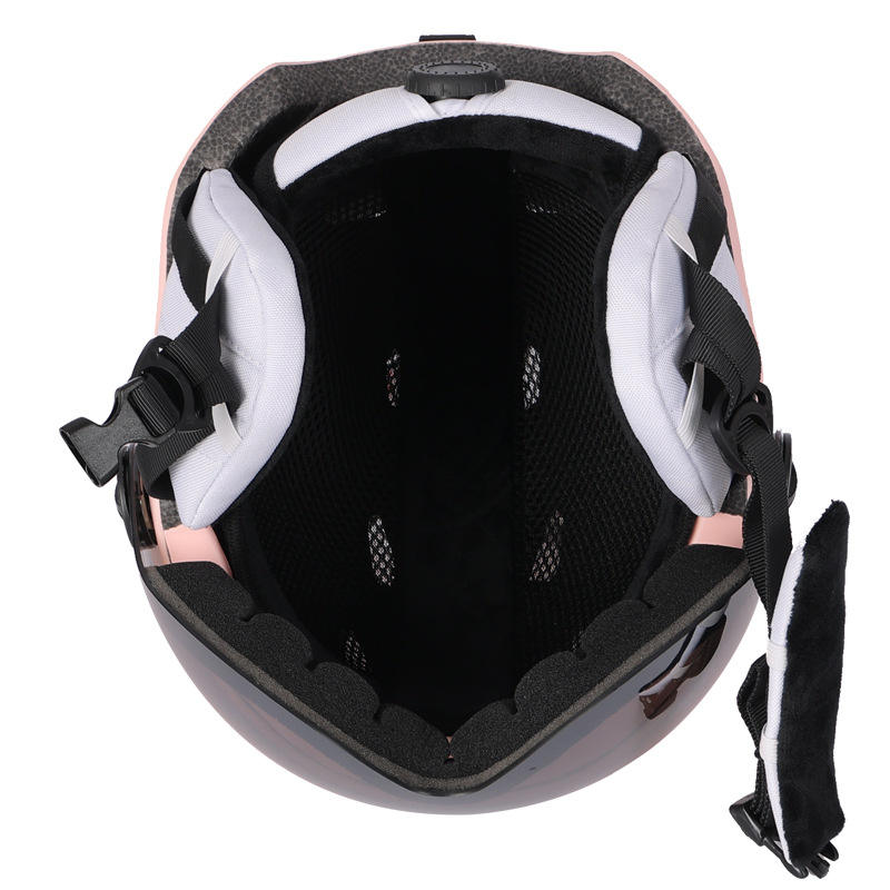 FEX Manufactured Brand Integrated PC Lens Ski Helmet with Outer Scratch ...