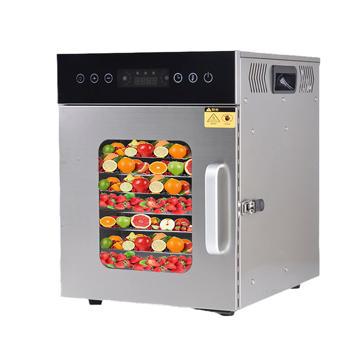 10-Layer Electric Food Dehydrator Machine Stainless Steel Shell for ...