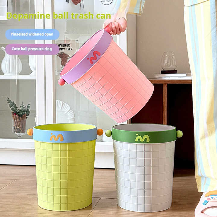 2025 New Design Multicolor Trash Can Style Large Capacity Waste Bin ...