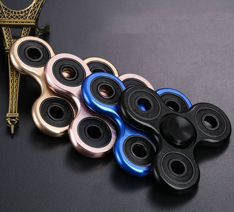 Fidget Finger Spinner Alloy Metal Hand Spinners for Stress Relief