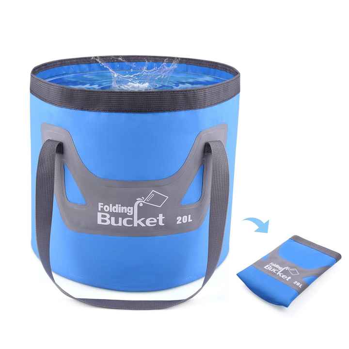 20L Collapsible Water Bucket Folding Bucket Water Storage Container for ...