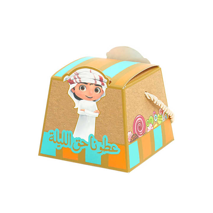 Manufacturers Supply Brown Paper Boys Girls Color Printed Hand-held ...