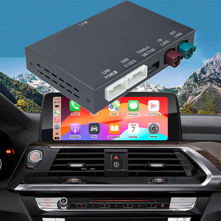 Wireless Carplay Android Auto Retrofit Interface for BMW NBT