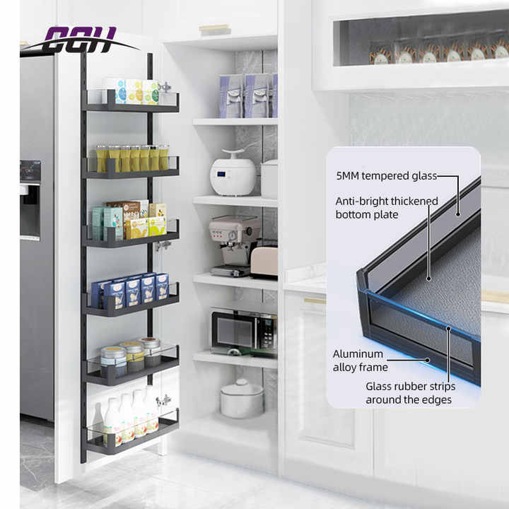 Glass Smart Intelligent Elevator Linkage Snack Cabinet Kitchen Cabinet ...