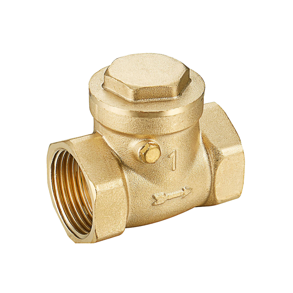 HF Forged Brass One-Way Non-Return Swing Check Valve