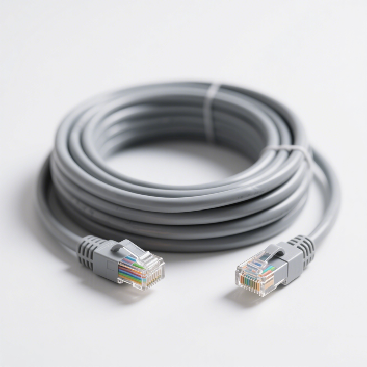 DENIXI Wholesale Price CAT6A 24AWG Cable 20M CCA Jumper Wire Outdoor ...