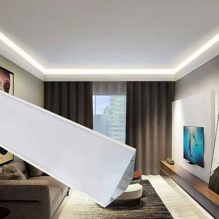 82*33mm Corner Aluminum LED Strip Channel - Indoor Lighting