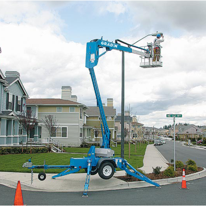 Electro-hydraulic Boom Lift Platform Trailer Folding Arm Lift| Alibaba.com