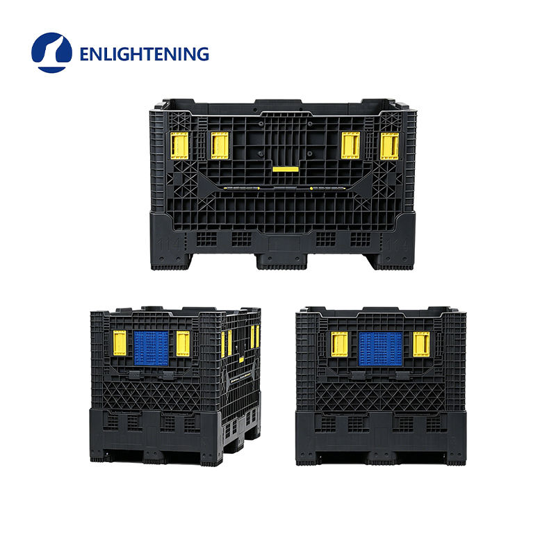 Heavy Duty Stackable Low Height Storage Box Chemical Resistant Eco ...