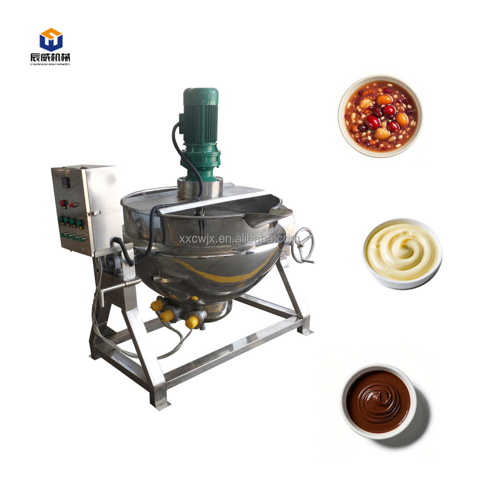 Commercial Cooking Pots with Mixer Boiler Sugar Caramel Jam Cooker Tilt ...