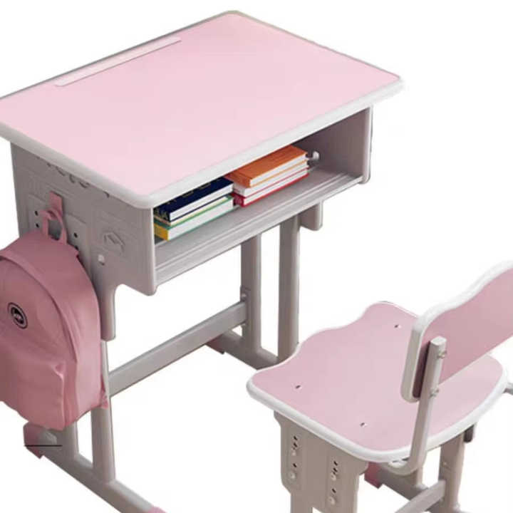 Modern Metal Student Desk and Chair Set for Children - Durable, Height ...