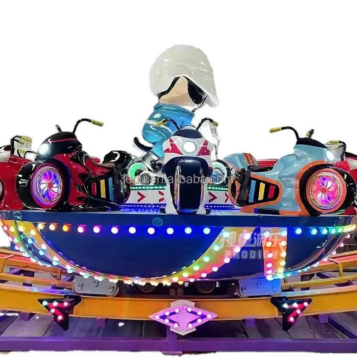 Theme Park Kids Amusement Rides 12 Seats Children Mini Flying ufo Disco ...
