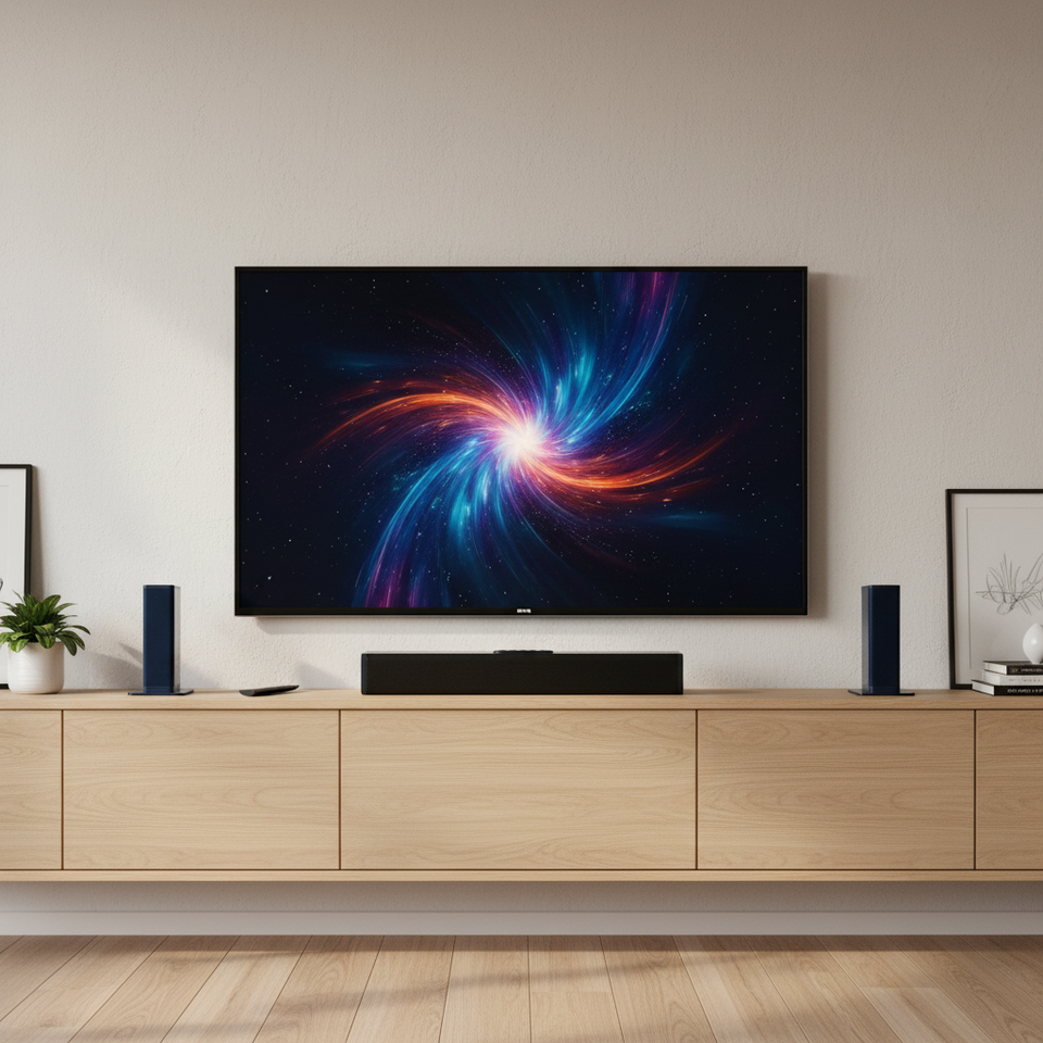 Samtronic 2.1CH 6-Speaker 100W TV SoundBar 3-in-1 Detachable for 5.0 ...