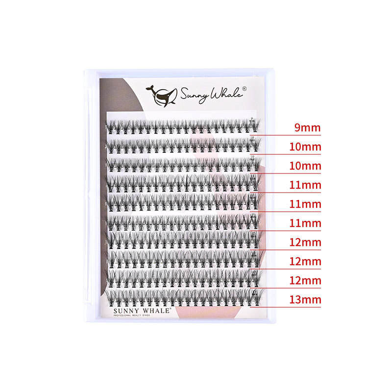 EYELASH Private Label Handmade for 9-13mm Synthetic Hair DIY Cluster ...