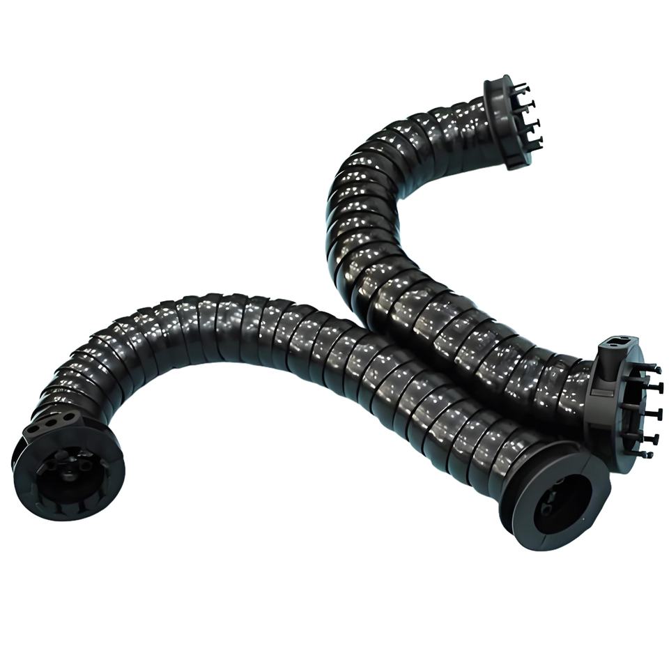 Flexible 360° Universal Drag Chain - Modular Cable Guard for Linear ...