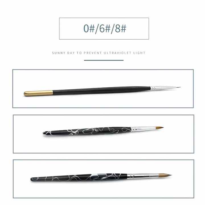 Dental laboratory ceramic brushes varnish long composite brush Dental ...