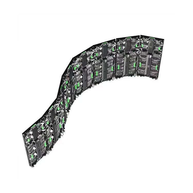 P3.91 Indoor Curved LED Display - 65536dots/sqm Pixel Density