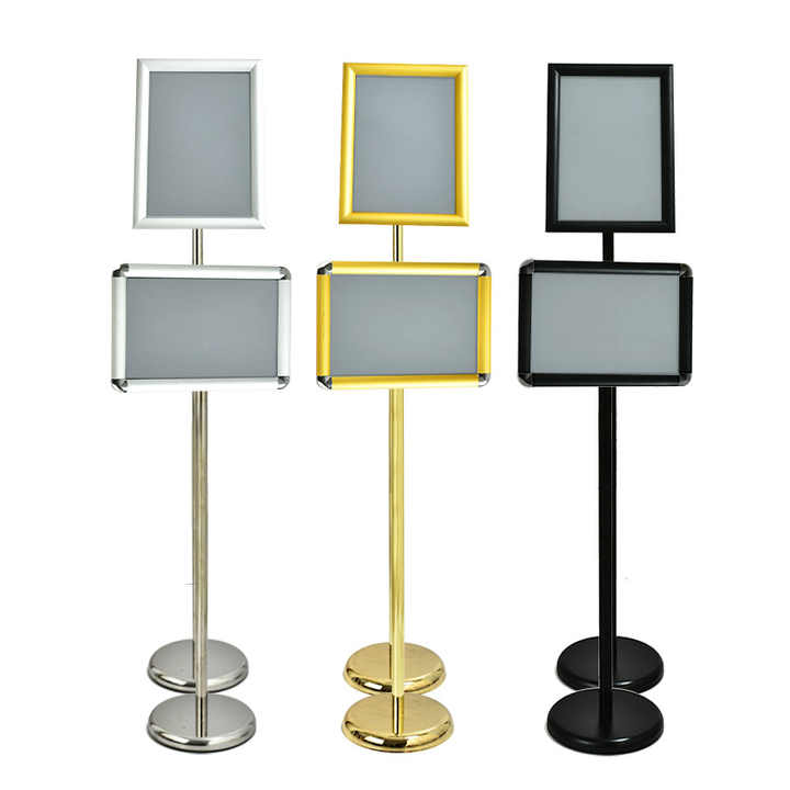 Sign Stands Stainless Steel Guide Signage Guide Vertical Advertising ...
