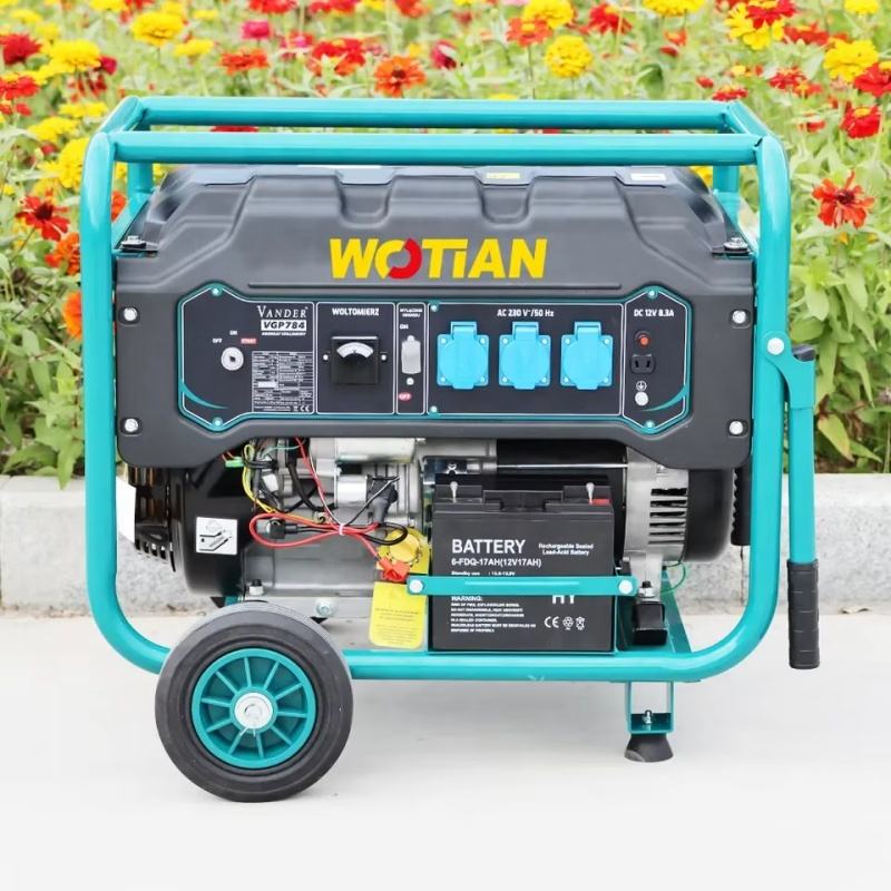 Frequency Conversion 7KW Auto Start 4-Stroke 50Hz Unleaded Gasoline ...