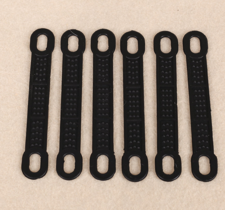 Reusable Elastic Silicone Clothes Hanger Strip Non Slip Shoulder Strap ...