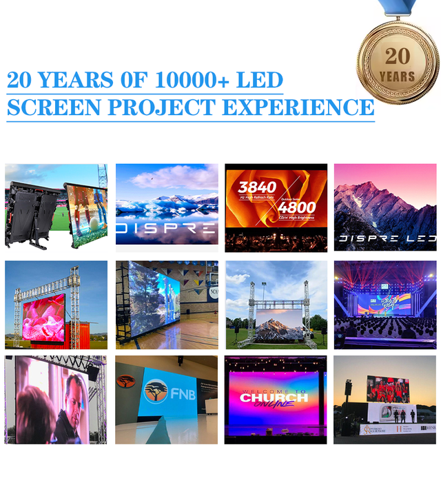 High Quality 4m x 2m Outdoor LED Video Wall Display Board IP65 Rental ...