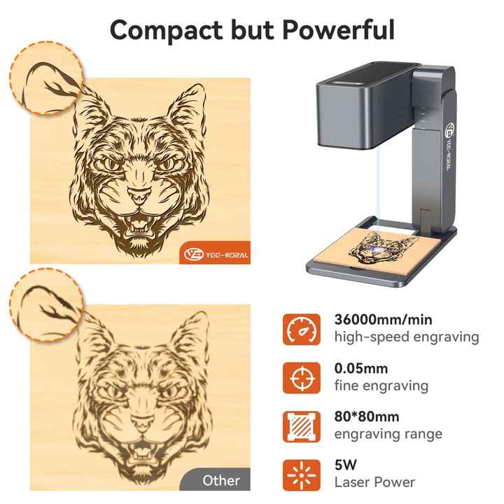 DIY Jewelry Key Chain Laser Foldable Auto Focus Engraving Machine Logo ...