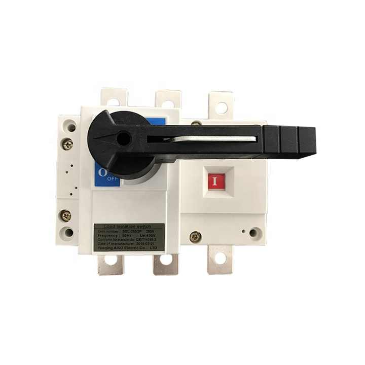 250A Three Phase Two Way Changeover Isolating Switch - Smart & Reliable