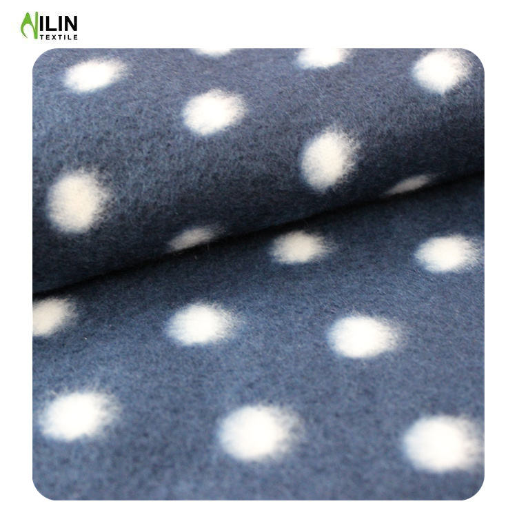 Double Side Brushed Polyester Printed Fleece Fabric for Blankets ...