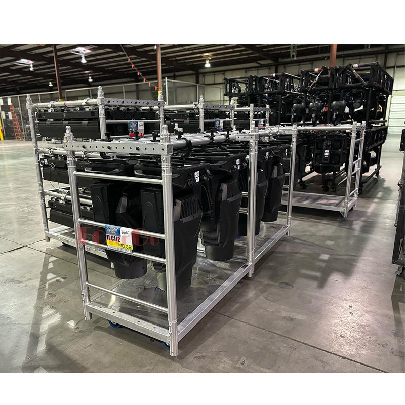 Height Adjustable Foldable Aluminum CP Rack Dolly Cart for Lighting ...