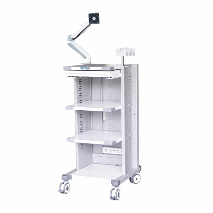 Endoscopy Trolley - Hospital Medical Endoscopy Cart for Sale