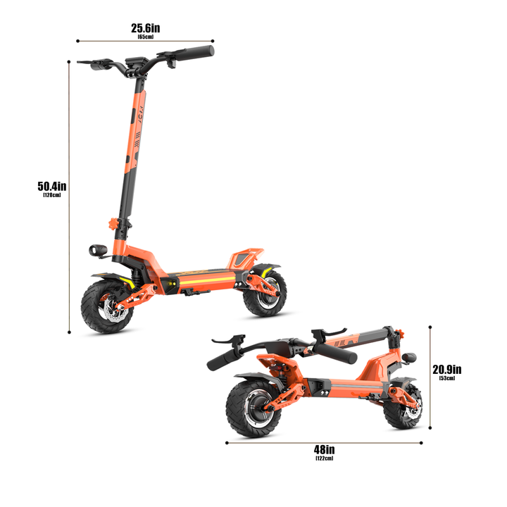 X5 Ultra Electric Scooter 45MPH Max Speed 52V20.8AH Battery Forged ...