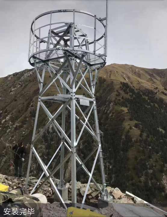 Airport VTS Weather Radar Tower Hot Dip Galvanized Steel 15M-200M ...