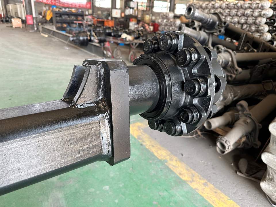 LUEN Hot Sale Compact Curved Beam Trailer Axle for Low Bed Semi ...