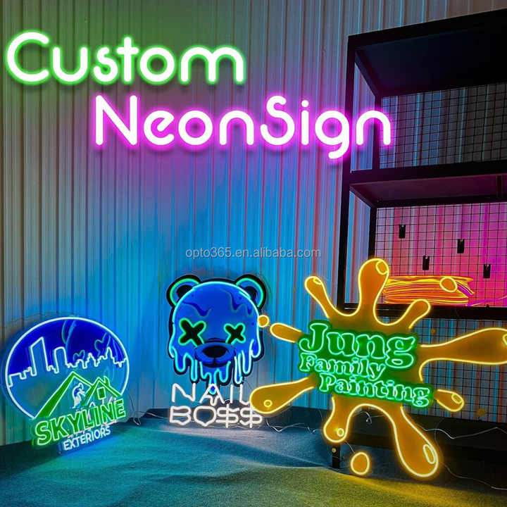 Customized Acrylic LED Neon Signs for Party & Wedding Decor