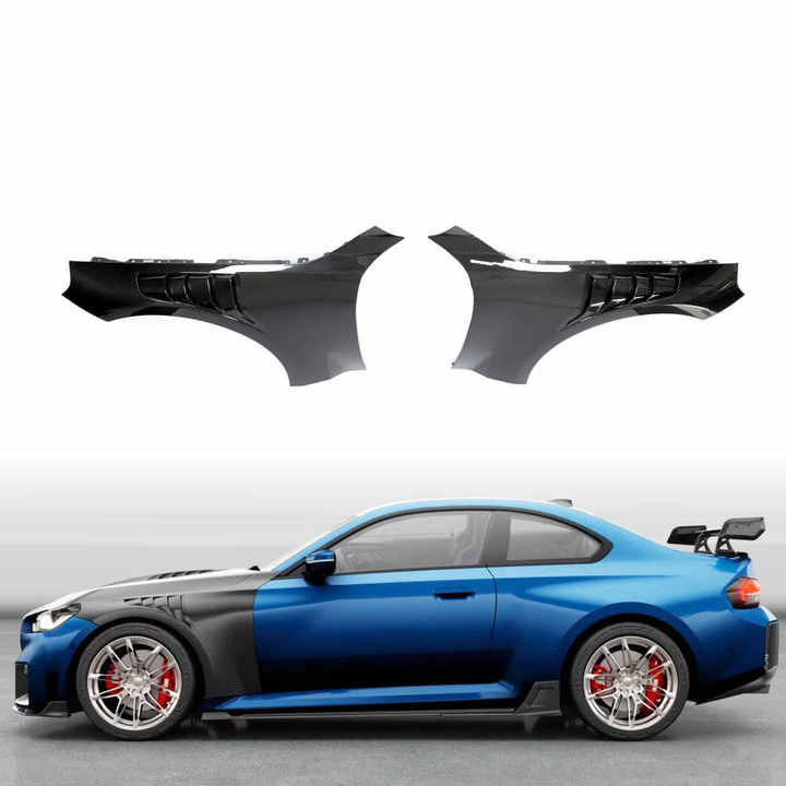 JCSPORTLINE Auto Carbon Fiber G87 M2 Side Fenders for BMW