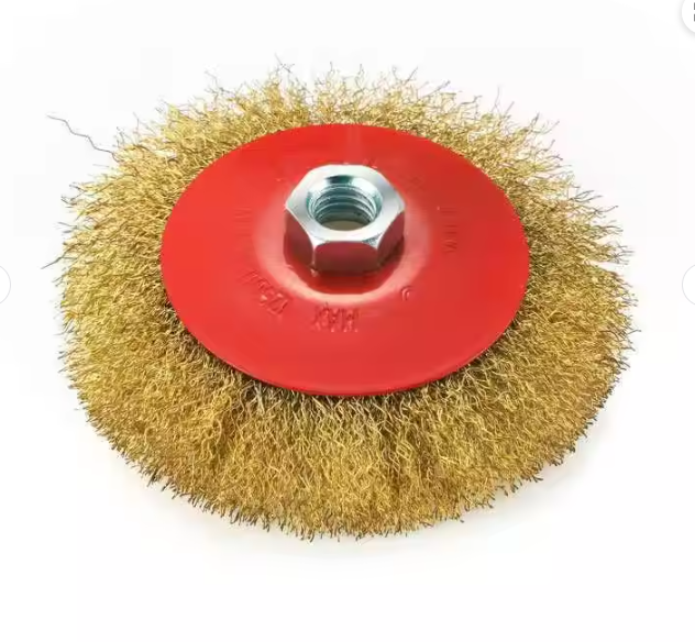 Spot Wire Wheel Disc Type Curved Copper Wire BrushGrinding Rust Removal ...