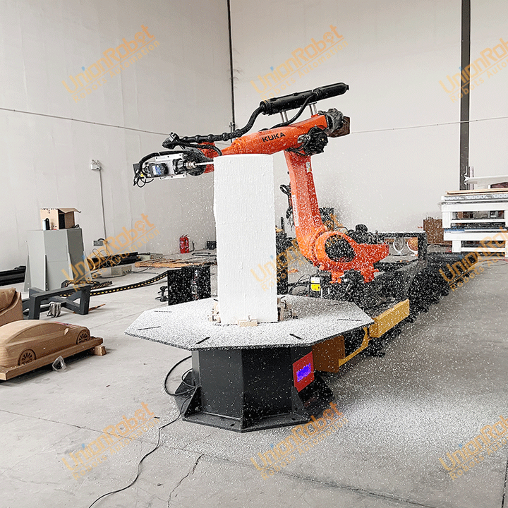 6 axis robot arm milling machine used die stone foam wood milling robot ...
