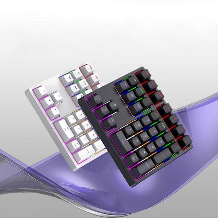 34-Key Wired USB Type-c Ergonomic RGB Mini Mechanical Numeric Keyboard ...