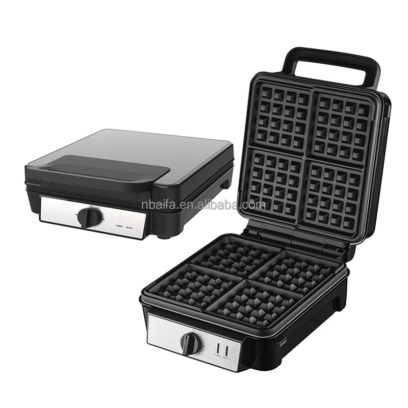 Aifa 2-Slice Electric Indoor Waffle Maker with Deep Cooking Plates ...
