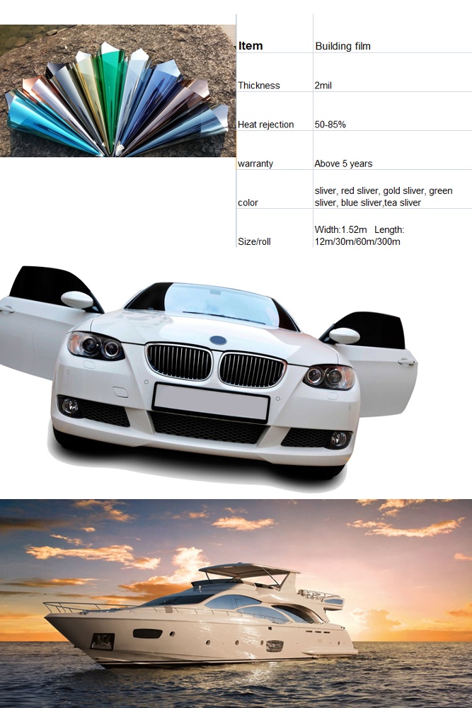 99%UV Rejection Heat Control Window Film Sun Blocking Reflective One ...