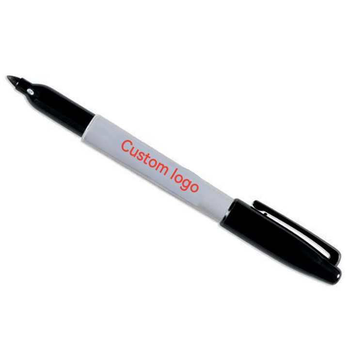 Fine Point Black Sharpie Style Permanent Marker Pens with Customized ...
