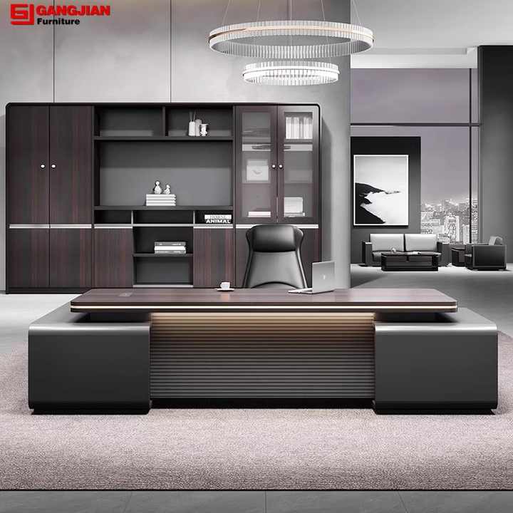 L Shaped Escritorio De Oficina Bureau Office Desk Luxury Executive ...