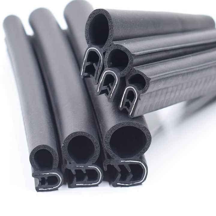 Custom U-Channel Steel Skeleton Car Door Sealing Strip