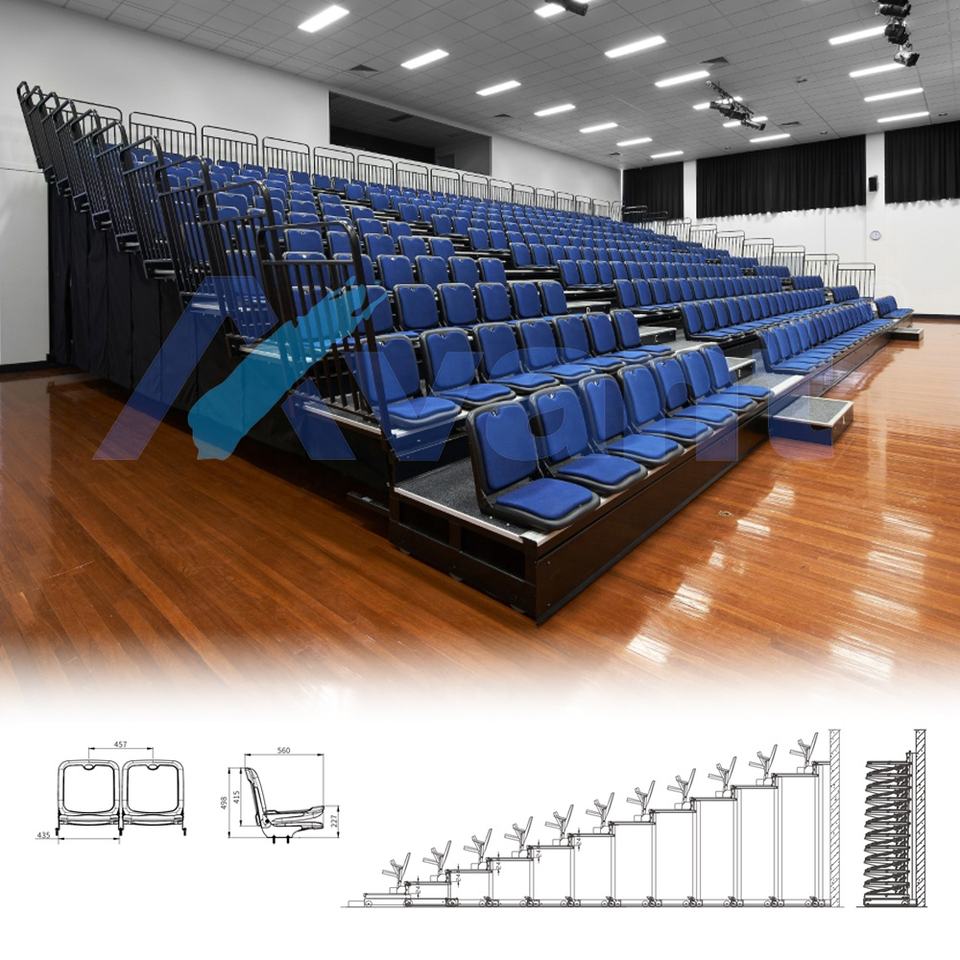 Avant Retractable Bleachers - Comfortable Stadium Seating