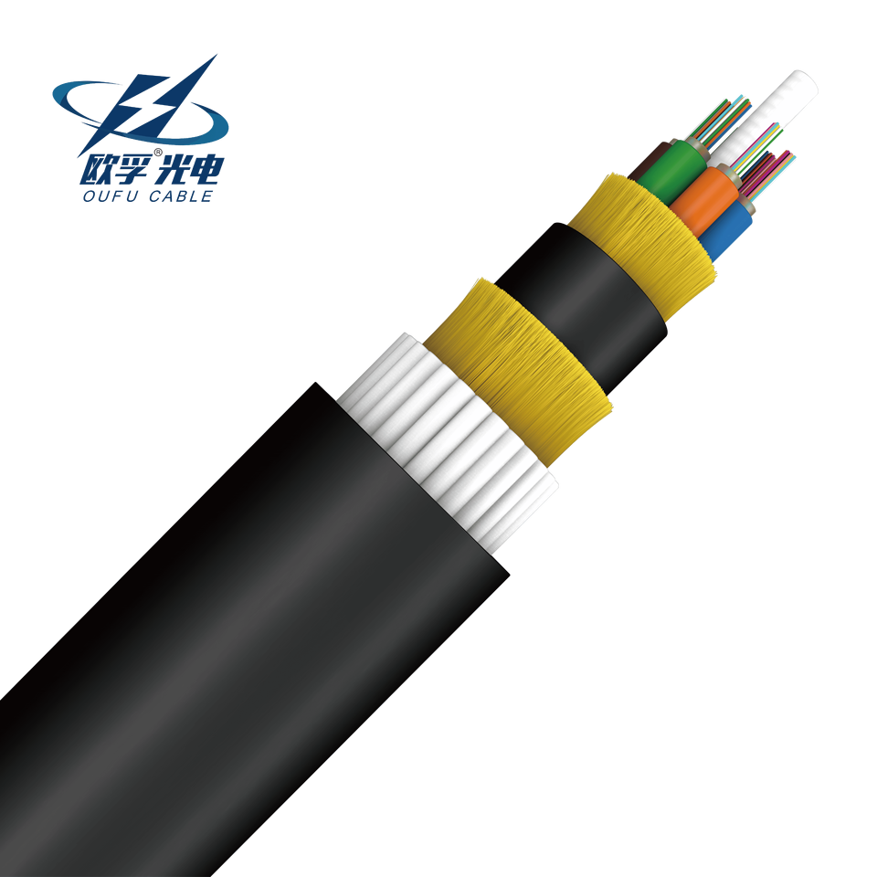ADSS Single Mode Outdoor Fiber Optical Cable 1 km 2-144 Core Armored ...