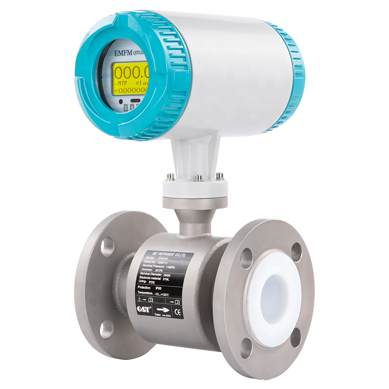 DN150 Electric Electromagnetic Flow Meter Liquid Water Treatment RS485 ...