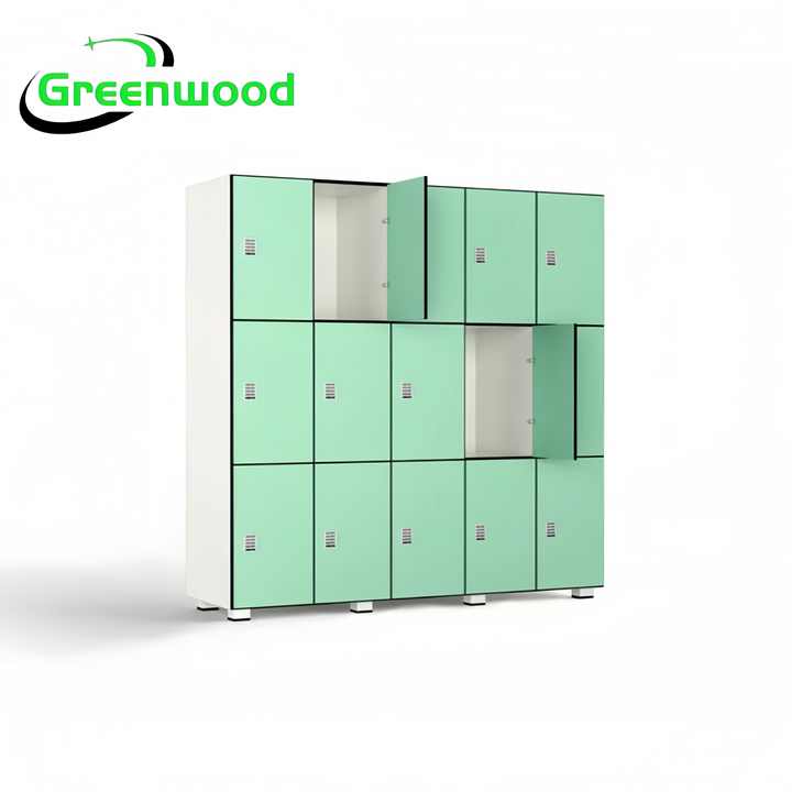 HPL Compact Laminate School Lockers Modern Design Mustard Color Water ...