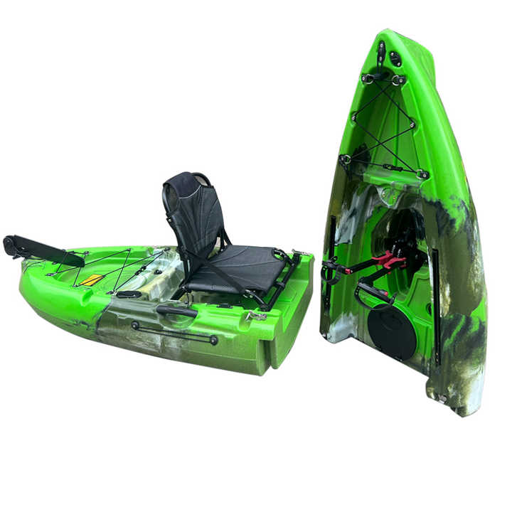 Modular Fishing Kayak - Two Section Pedal Drive, Lightweight & Eco ...