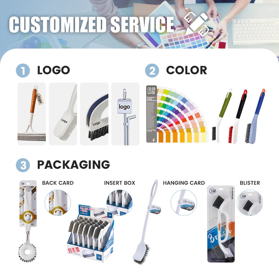 Heavy-Duty Eco-Friendly Plastic Handle Cleaning Brush Liangjie Multi ...
