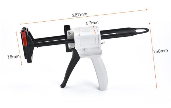 Wholesale glue gun 50ml 100ml manual toothpaste type operation dispenser glue gun dispenser for ...